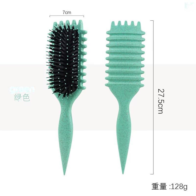 ヘアブラシ カール定義 スタイリング バウンシー 巻き髪 ヘアケア 軽量 伸縮性 接触冷感 吸湿速乾 高級感 綿 麻 デニム 再生繊維 ハイウエスト ビッグシルエット Vネック ブラック ピンク系 アイボリー・カテゴリ: マッサージコーム....