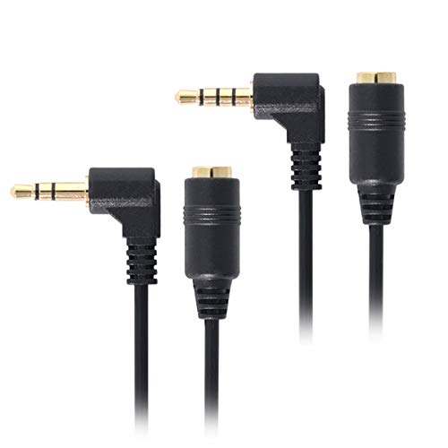 商品情報商品の説明1セット3/4極オーディオステレオ90度直角3.5mmオス-メス延長ケーブル パッケージには、3極ケーブル1本と4極ケーブル1本が含まれていました。 オーディオケーブルの長さを延長し、完璧な効果音の伝達 3.5mmオス用の...