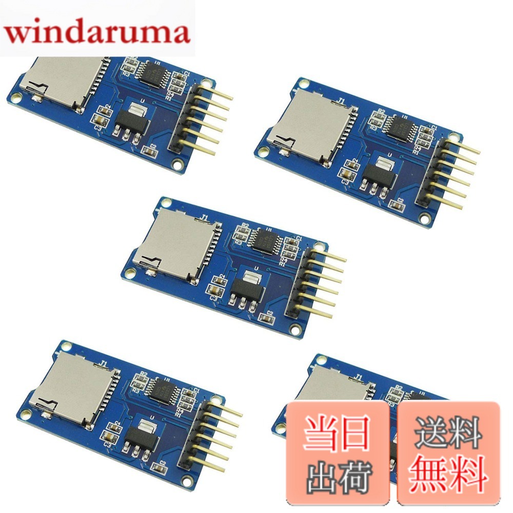 商品情報 商品の説明 主な仕様 マイクロSD(TF)カードリーダーモジュールであるSPIインタフェースArduinoUNO Mega互換5VArduino IDEを直接使う 初期設定および読み書きmicro sdカード、micro sdhc...
