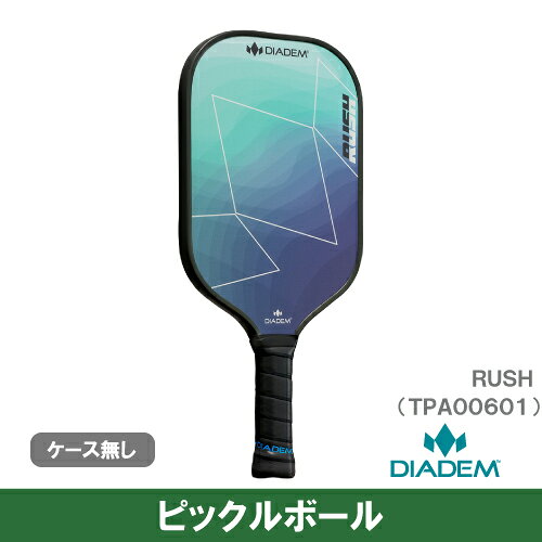 メーカーダイアデム(DIADEM) 品名・品番RUSH(TPA00601) 平均ウエイト224g バランス240mm 厚さ16mm グリップサイズG1(4 1/8) ハンドル長さ137mm 全長417mm パドル幅191mm カラー327 ...