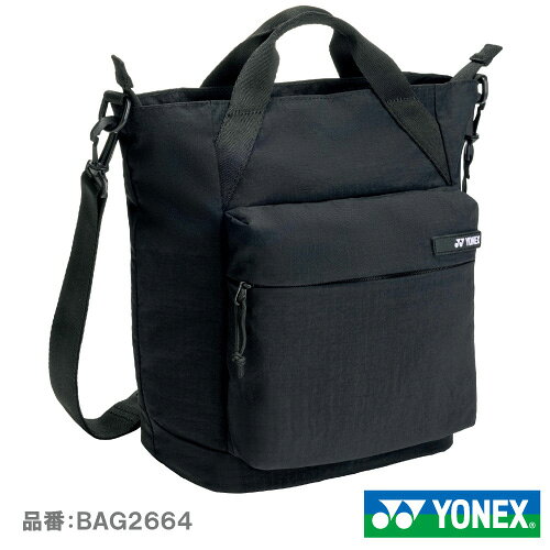 メーカーヨネックス 品名ショルダーバッグ 品番BAG2664 カラーブラック(007) サイズ幅35cm×奥行15cm×高さ32cm 素材ナイロン 発売日2026年2月