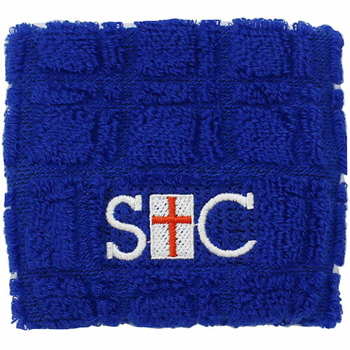 メーカーセントクリストファー 品番STC-BCA4606-SP サイズ8.5cm×8cm 1個入り 対象性別ユニセックス 　素材綿70% アクリル30% 　カラーSP(サファイア)発売日2023年 1個入、8cm長のパイルリストバンド。