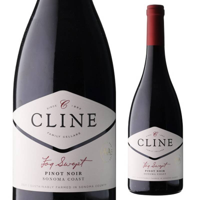 Cline Family Cellars FOG SWEPT PINOT NOIR クライン・フォグ・スウェプト・ピノ・ノワールは、カリフォルニアの豊かな自然が育んだワインです。 フレッシュなブラックチェリーとワイルド・ストロベリーの香りが...