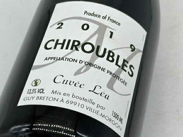 素晴らしい質感！ 推薦グラス ギー・ブルトン / シノーブル・キュヴェ・レアー [2019]. 1500ml Guy Breton / Chiroubles Cuvee Lea [2019]. 1500ml セパージュ: 【ガメイ100％】...