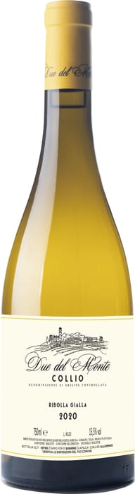 白ワイン,ワイン,イタリア,フリウリ,ヴェネツィア,ジュリア,Collio,リボッラ ジャッラ,ドゥエ デル モンテ,ギフト,プレゼント,贈り物,家飲み,お祝い,商品説明砂糖漬けのライムや熟した黄色い果実、青リンゴのアロマに、カモミールのヒ...