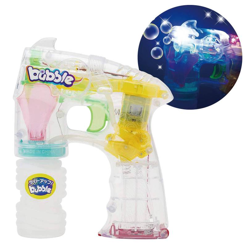 商品の説明 ⇒ 他のクラフト工作用品を見る 商品説明：LEDでシャボンがきらめく！クリアタイプのバブルガンLEDライトでシャボン玉がきらめくクリアタイプのバブルガンです。LEDライトの輝きとともに、シャボン玉が幻想的に舞います。50mlのシ...