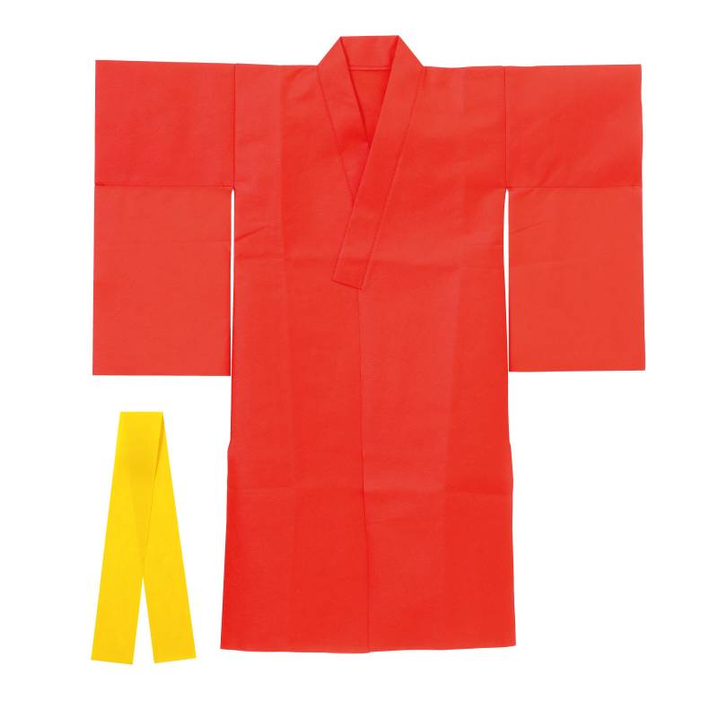 商品の説明 ⇒ 他のクラフト工作用品を見る 商品説明：かわいい不織布製の着物！大人気の衣装ベースシリーズの着物です。縫製済みなので、簡単に衣装がつくれます。帯がセットになっており、前合わせがしっかり閉じられる着物風デザインです。軽くて丈夫な...