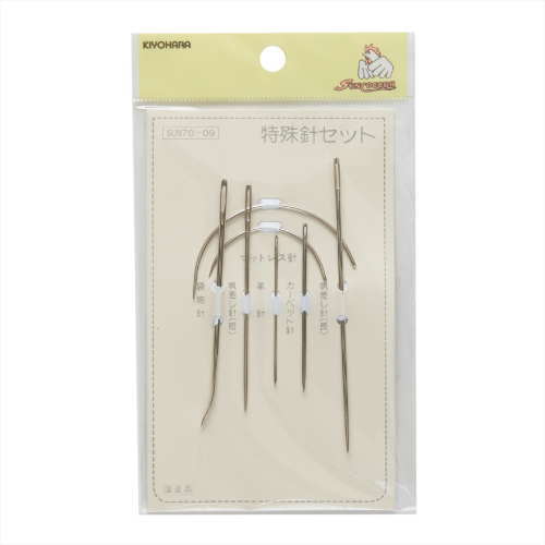 商品の説明 洋裁に使う布通りの良い自慢の手縫い針、マットレス針・カーペット針・帆刺し針・袋物針のセット♪ 清原社製 激安手芸用品通販店ウイングスだからできる問屋価格です サイズ ●7種類各1本 ★メール便は10個程度までになります。 素材 ...
