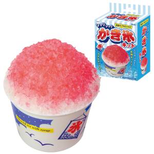商品の説明 ⇒ 他種類の工作キットを探す 商品説明：本物そっくりなかき氷の食品サンプルが作れる！かき氷を作れるキット商品サイズ（単位mm)：96×66×96mmセット内容：かき氷カップ×1、ATねんどミニパック×1、おゆまるクリア×2、おゆ...
