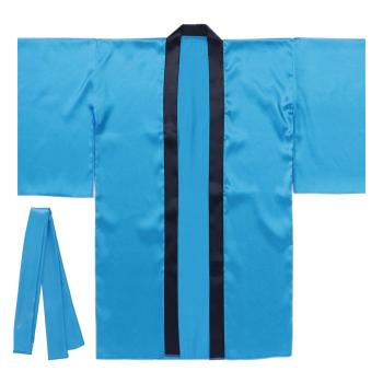 商品の説明 ⇒ 他のハッピ/はっぴ/法被を探す 商品説明：やわらかで光沢のあるサテン生地製光沢のあるサテンを使ったロングハッピ。応援や演舞などに最適です。注意 : −キーワード : サテンハッピ　衣装　中学　高校　サテン生地　ダンス衣装　発...