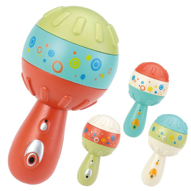 商品の説明 ⇒ 他のクラフト工作用品を見る 商品説明：振って回して楽しい!かわいいマラカス!振るとシャカシャカ、回すとカチカチ音が鳴るマラカス型のシェイカーです。振ったり回したりして音や感触を楽しめるので、赤ちゃんの興味を引きつけます。「動...