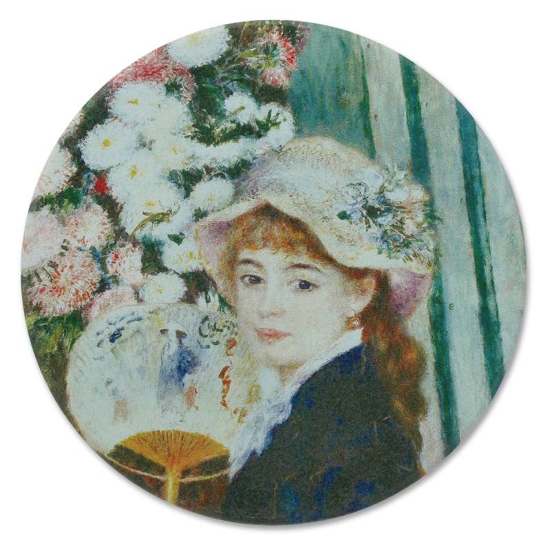 商品の説明 ⇒ 他のクラフト工作用品を見る 商品説明：世界のアートが楽しめる！名画モチーフの白雲石コースター！世界の名画を気軽に楽しめる、ルノワールの「うちわを持つ少女」をモチーフにした白雲石コースターです。吸水性に優れた白雲石が水滴をしっ...