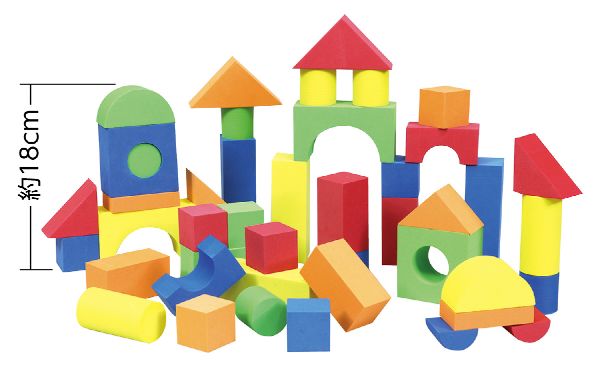 商品の説明 ⇒ 他のクラフト工作用品を見る 商品説明：大型EVAブロックでつみきあそび！商品サイズ（単位mm)：セット内容：重量（g）：330g材質：EVA包装形態：透明箱入販売単位：生産国：中国パーティ・イベント衣装・コスチューム・ワーク...