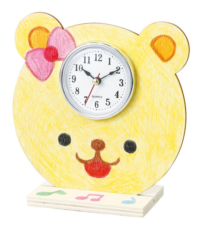 商品の説明 ⇒ 他のクラフト工作用品を見る 商品説明：時計をはめ込む向きが変えられる！好きな絵を描いてオリジナルの時計をつくろう！色えんぴつで着色できる！電池付商品サイズ（単位mm)：完成サイズ：153×150×60mmセット内容：本体X1...