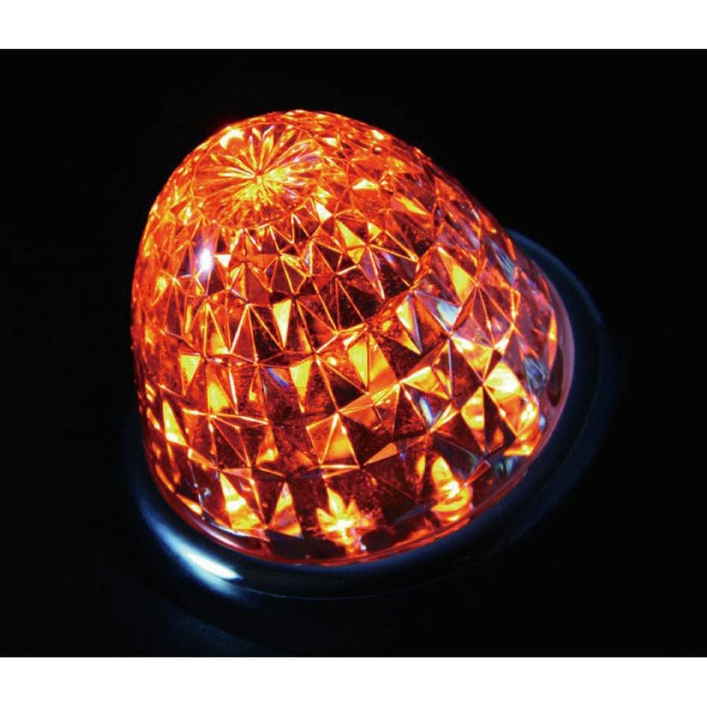 LED12個を効果的に配置し、ムラの無い輝き!!●材質 レンズ/PC、ボルトナット/ステンレス、リングとベース/ABS ●色 紅茶 ●ねじピッチ(mm) 60 ●レンズ色 紅茶 ●定格電圧(V) DC24 ●消費電力(mA) 75 ●LED...