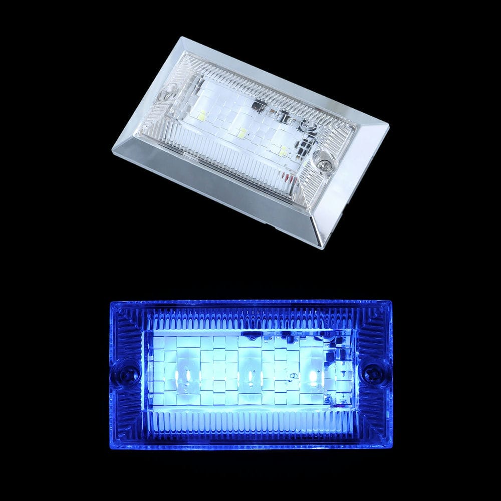 超高輝度SMDを3個搭載し驚異の明るさ！LED独特のシャープな発光がナイトシーンを華麗に演出しますLEDならではの省エネ設計です。【用途】12V/24V【品番：534507 仕様】●内容量：1個●LED色：アイスブルー●寸法(mm)：58×...