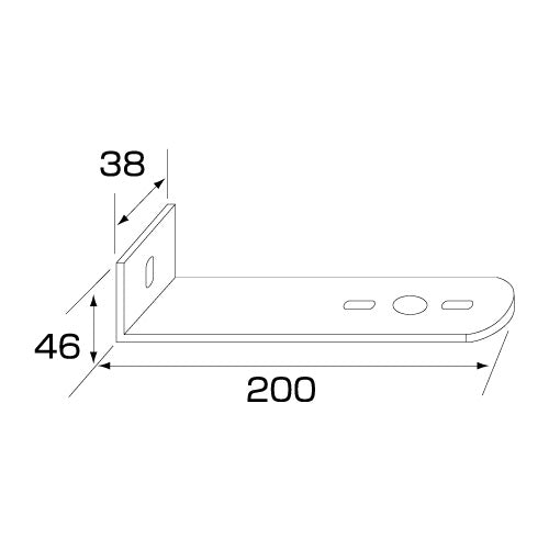 錆びにくいステンレス製のバスマーカーランプ取付け用ステーです取付簡単!バスマーカーランプとステーをネジで留めるだけ!●材質 ステンレス ●長さ(mm) 38 ●幅(mm) 200 ●厚さ(mm) 1.5 ●高さ(mm) 46 ●タイプ L型