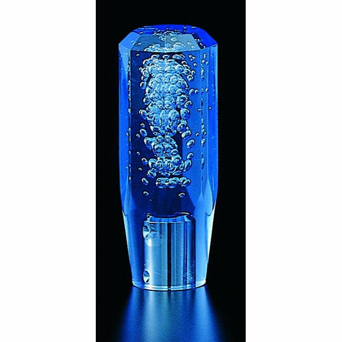 ジェットイノウエの定番ノブ、シフトノブイルミネーションとの相性も抜群です●用途 内装パーツ ●材質 アクリル ●寸法(mm) Φ45×115 ●全長(mm) 115 ●色 ブルー ●寸法(Φmm) 45 ●口径(mm) 10×1.25 ※ギ...