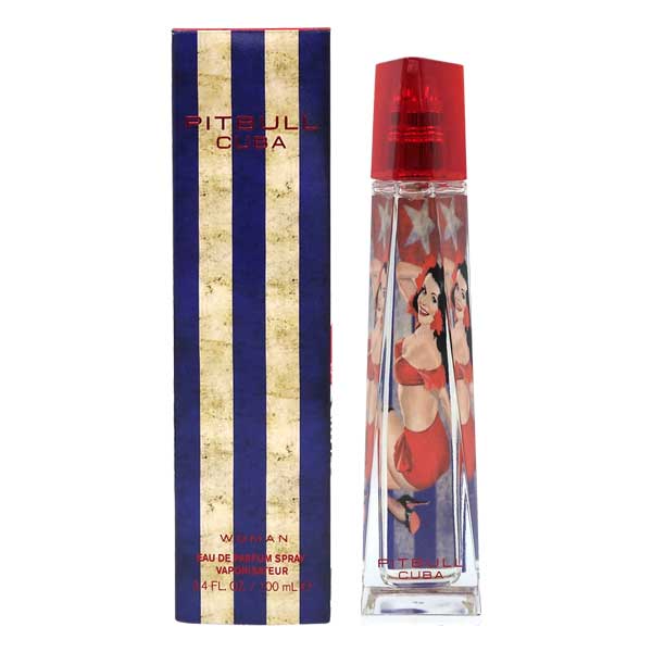 ピットブル キューバ ウーマン EDP SP 100ml for woman みずみずしいシトラスフルーティノートから、フローラルの華やかなミドル、 そしてセンシュアルな温かみのあるラストノートに。 キューバの国旗をイメージしたイラストのパ...