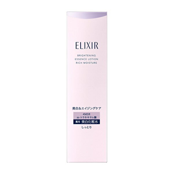 ELIXIR WHITEはにごりのない肌本来の透明純度を引き出すスキンケアブランドです。うるおって、光満ちる透明感。美白*＆エイジングケア**化粧水大人の透明感のために。シミを防ぐ2つの美白有効成分と、ゆるぎないハリのための独自成分コラジェ...
