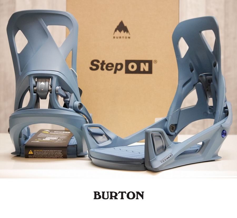 ・年式： 2026 ・メーカー： BURTON ・モデル名： Men's Step On Re:Flex ・カラー： Bluestone ・対応ディスクパターン： 4×4, CHANNEL ・FLEX： 5-8(Medium) ・定価： 4...