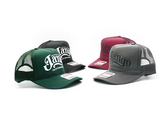 ギフト対応【Mesh Cap】 商品詳細 【Jango/ジャンゴ】の「Mesh Cap/メッシュキャップ」になります。 メッシュキャップの定番として安心感のある「OTTO HIGH CROWN MESH CAP」をベースにJangoのロゴを...