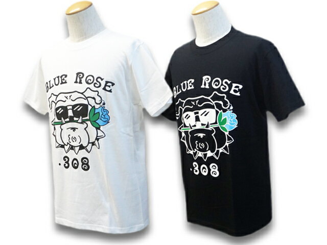 ギフト対応【High Quality Crew Neck Tee”Bull Dog"】 商品詳細 【BLUE ROSE.308/ブルーローズ.308】の「High Quality Crew Neck Tee”Bull Dog"/ハイクオリテ...