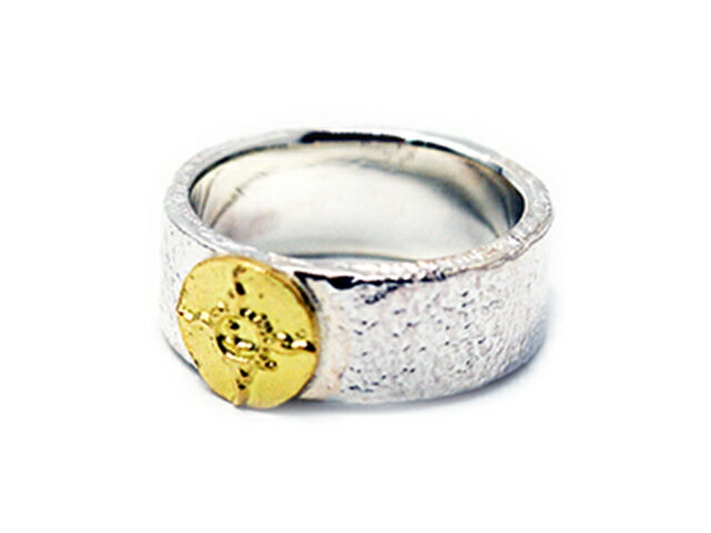 ギフト対応【Small Barerock Ring with K18】 商品詳細 【FIRST ARROW's/ファーストアローズ】のリングコレクションより「Small Barerock Ring with K18/K18付きスモールベアロ...