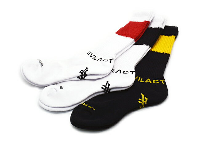 ギフト対応【Line Loose Socks】 商品詳細 【EVILACT/イーブルアクト】の2026SSコレクションより「Line Loose Socks/ラインルーズソックス」になります。 EVILACT独自のデザインセンスが施された「...