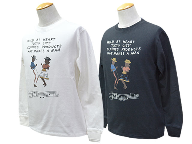 ギフト対応【6.2oz Crew Neck L/S Tee”SKA”】 商品詳細 【WILD AT HEART/ワイルドアットハート】の2025AWコレクションより「6.2oz Crew Neck L/S Tee”SKA”/6.2オンスクル...