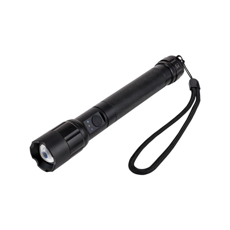 エルパ(ELPA) LEDアルミライト 220ルーメン 高輝度 懐中電灯 明るい 電池残量表示機能付 防水 IPX4 単3形電池1本使用 乾電池式 強力 防災 災害 停電 キャンプ アウトドア 登山 散歩 夜間作業 シル使用電池:単三形アル...
