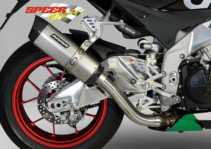 適合車種:APRILIARSV4 (2015-2016)EAN バーコード: 4589971473991品番：ARSV4-013方式：スリップオン材質：ステンレススチール/フルチタンキャタライザー：なしECタイプ認証 : マフラーはEC認証...