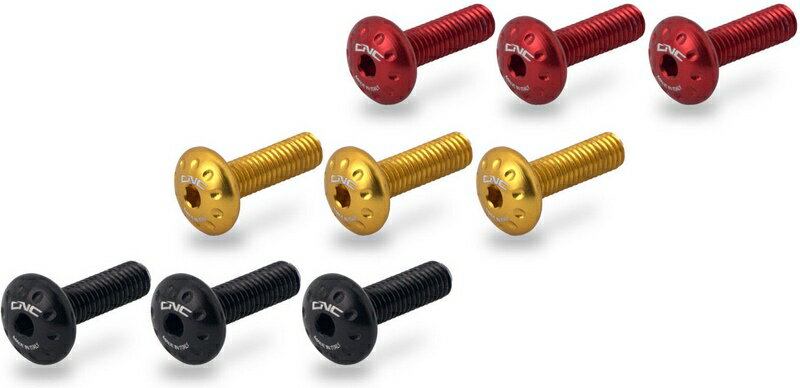 商品番号 : KV467B軽合金製のスイングアームカバーのネジキット。無垢材から削り出し、アルマイト処理を施しています。