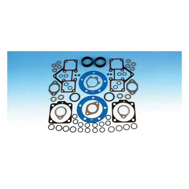 商品番号: 992016Fits To：66-84 Shovelheaed with 3-5/8" big bore cylinders (NU)3-5/8" big bore..045 "ブルーPTFEコートヘッドガスケット、RCM(ラバ...