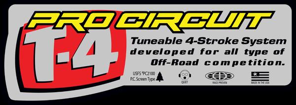 適合車種: No Brand SpecificNo Model Specific Article Code: DCT4SReplacement decals for Pro Circuit exhaust systems canisters...