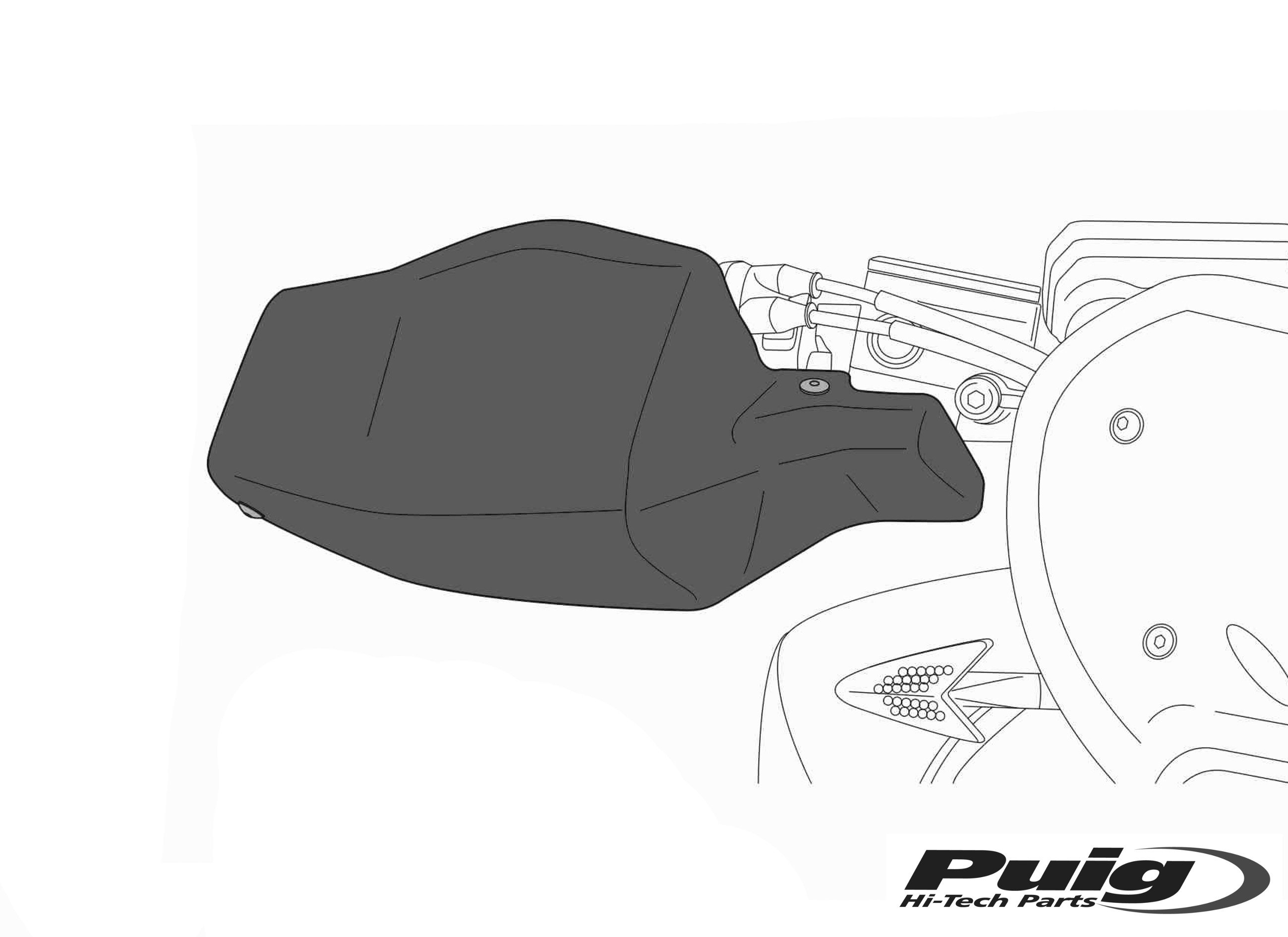 適合車種: YAMAHAMT-03 (2016-2023)記事コード：8897CEAN バーコード : 8897000000671PUIGの新しいハンドガードは、冬の天候からあなたのモーターサイクルとあなた自身をさらに保護します。衝撃に強い...