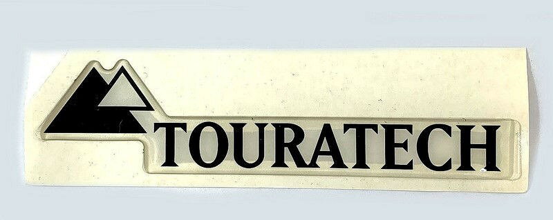 TOURATECH / ツアラテック Polyglass 3D sticker Touratech black 200 x 50 mm