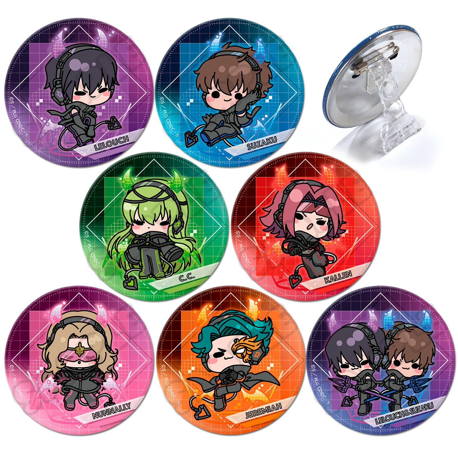 商品詳細発売日2025年9月上旬商品説明『コードギアス 反逆のルルーシュ』第2弾より、3WAY缶バッジの登場です。M-SA(ルルーシュ) M-SB(スザク) M-SC(C.C.) M-SD(カレン) M-SE(ナナリー) M-SF(ジェレミ...