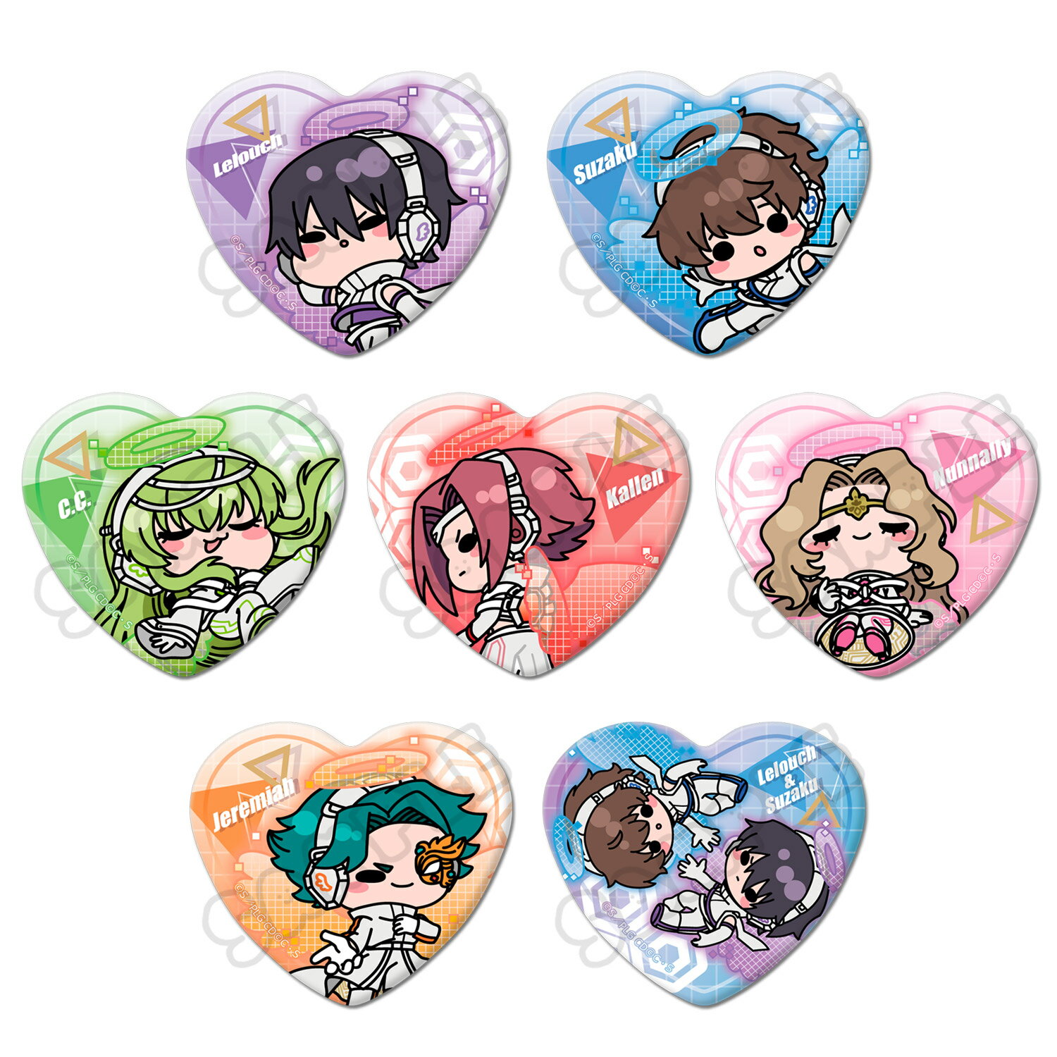 商品詳細発売日2025年9月上旬商品説明『コードギアス 反逆のルルーシュ』第3弾より、ハート型缶バッジの登場です。M-SA(ルルーシュ) M-SB(スザク) M-SC(C.C.) M-SD(カレン) M-SE(ナナリー) M-SF(ジェレミ...