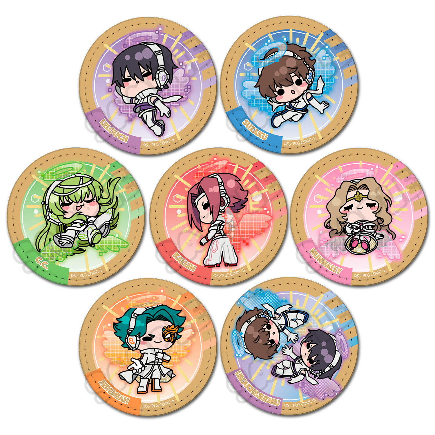 商品詳細発売日2025年9月上旬商品説明『コードギアス 反逆のルルーシュ』第3弾より、レザーバッジの登場です。M-SA(ルルーシュ) M-SB(スザク) M-SC(C.C.) M-SD(カレン) M-SE(ナナリー) M-SF(ジェレミア)...