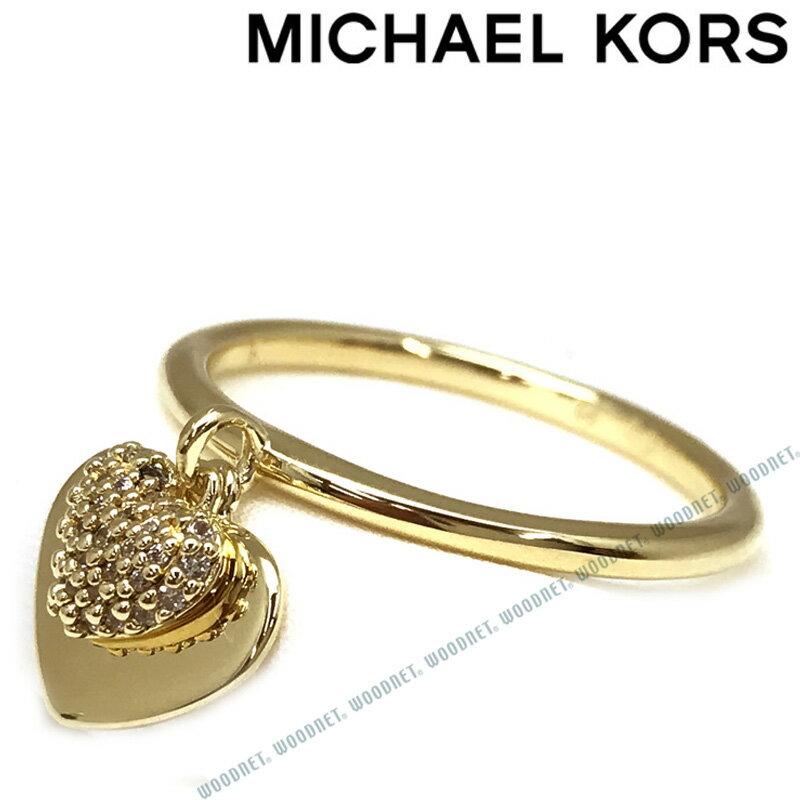 ■ブランド名 MICHAEL KORS ■品名 1121AN710ハート デュオ ゴールド リング・指輪 ■品番（管理番号） MKC1121AN710 ■サイズ 9号　幅約0.1cm、ハートチャーム：ラインストーン 縦0.5×横0.6cm、...