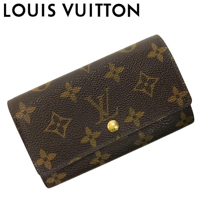 ■ブランド名 LOUIS VUITTON　ルイヴィトン ■カテゴリ ＜中古品＞財布 ■対象 メンズ、レディース ■素材 PVC×レザー ■カラー モノグラム柄ブラウン ■サイズ 縦8.5×横14cm ■付属品 無し ▼商品説明 ＜M6173...