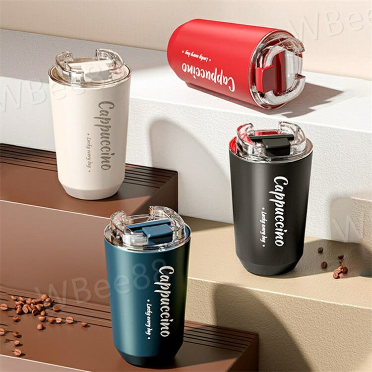 【カラー】 ホワイト　ブラック　レッド　グリーン 製品仕様 商品名:コーヒー魔法瓶 容量:280ml　380ml 材質：304Lステンレス製内側、 包装：1個 * コーヒー魔法瓶 ノート： 1.照明効果と撮影アングルにより、商品の色に違いが...