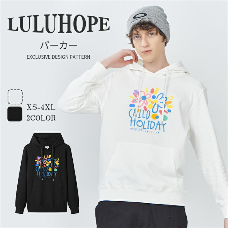 【仕様】 素材：高品質コットン　 重量：約300G カラー：ブラック、ホワイト サイズ：XS-4XL サイズ（約cm） XS：着丈60・胸囲101・肩幅45.5・袖丈56 S： 着丈62・胸囲115・肩幅47・袖丈57.5 M：着丈64.5...