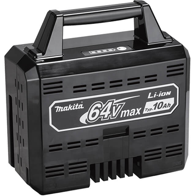 マキタ（makita）64Vmax リチウムイオンバッテリ BL64100（A-74952） 高電圧・高容量の64Vmaxリチウムイオンバッテリ。 大容量ながら、持ち運びに便利な取っ手付きで、現場作業時の取り回しにも配慮されています。 特長...