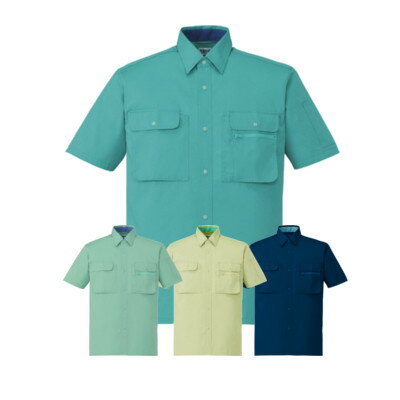 商品説明 商品説明 素材：ポリエステル65%・綿35% (ソフトサマーツイル) (帯電防止素材使用) サイズ：S〜5L同シリーズの商品はこちら！　 44100 制電長袖ブルゾン⇒ 44110 制電半袖ブルゾン⇒ 44104 制電長袖シャツ⇒...