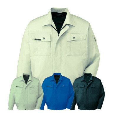 商品説明 商品説明 素材：ポリエステル60%・綿40% (ソフトサマーツイル 減量加工) (帯電防止素材使用) サイズ：S〜5L同シリーズの商品はこちら！　 47304 長袖シャツ⇒ 47310 半袖ブルゾン⇒ 47314 半袖シャツ⇒ 4...