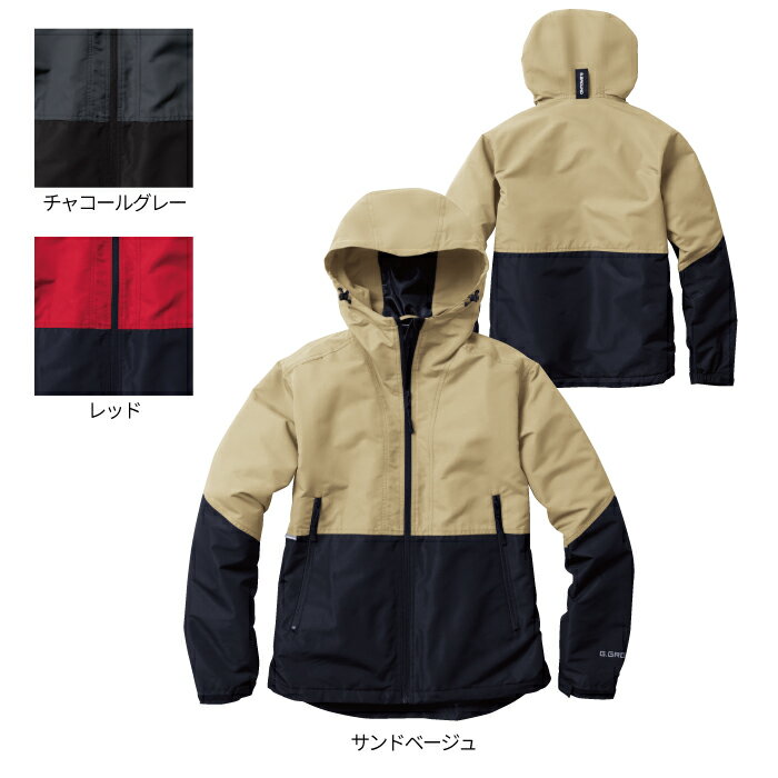 作業服 7174-00S3L4L他のサイズを選ぶ●●●商品説明●秋冬用●混率：表・裏・中綿：ポリエステル 100％、樹脂ファスナー●撥水、防風、イージーケア、反射、フード絞り、ファスナー隠し、前立て裏プリント、反射ネーム、ファスナーポケット...