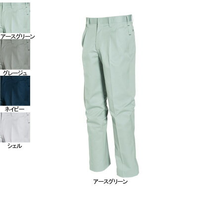 作業服 605370〜88105〜115120〜125他のサイズを選ぶ●●●商品説明●秋冬用●制電、グリーン系●T/Cソフトツイル●素材：ポリエステル65%・綿35%●サイズ：70(ウエスト/70、股下/80)、73(ウエスト/73、股下/...