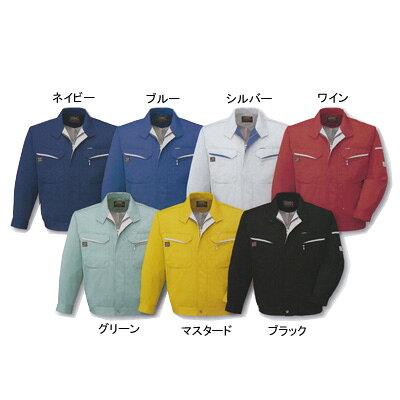 作業服 AG20471S〜LLXL他のサイズを選ぶ●●商品説明●秋冬用●素材：ポリエステル60％・綿40％（ペット混率60％）●帯電防止素材、グリーン購入法対応商品、再生PET繊維50％以上、男女兼用、ネイビー系●サイズ：S（着丈/61、肩...